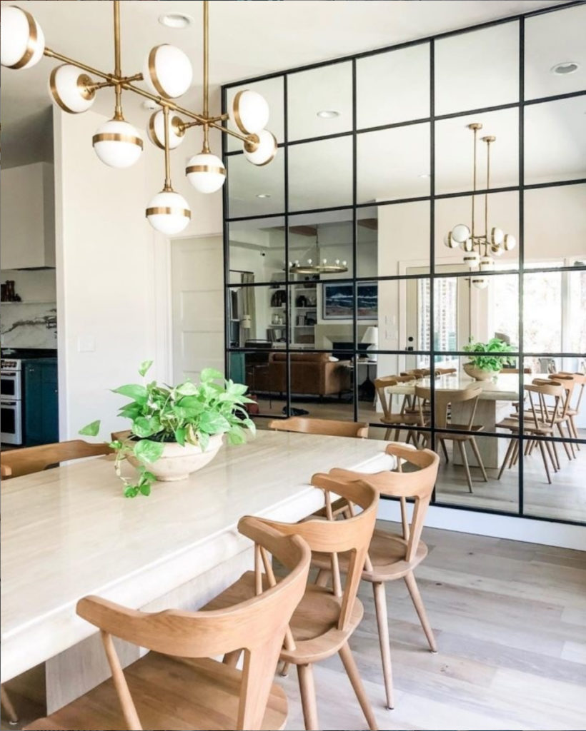 How to make a room feel larger while adding light using mirrors ...